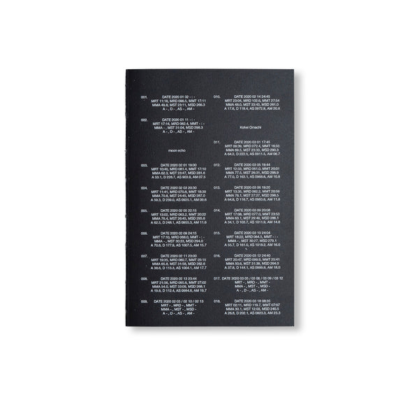 MOON ECHO by Kohei Omachi – twelvebooks