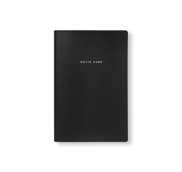 WHITE CUBE NOTEBOOK [BLACK / LINED] – twelvebooks